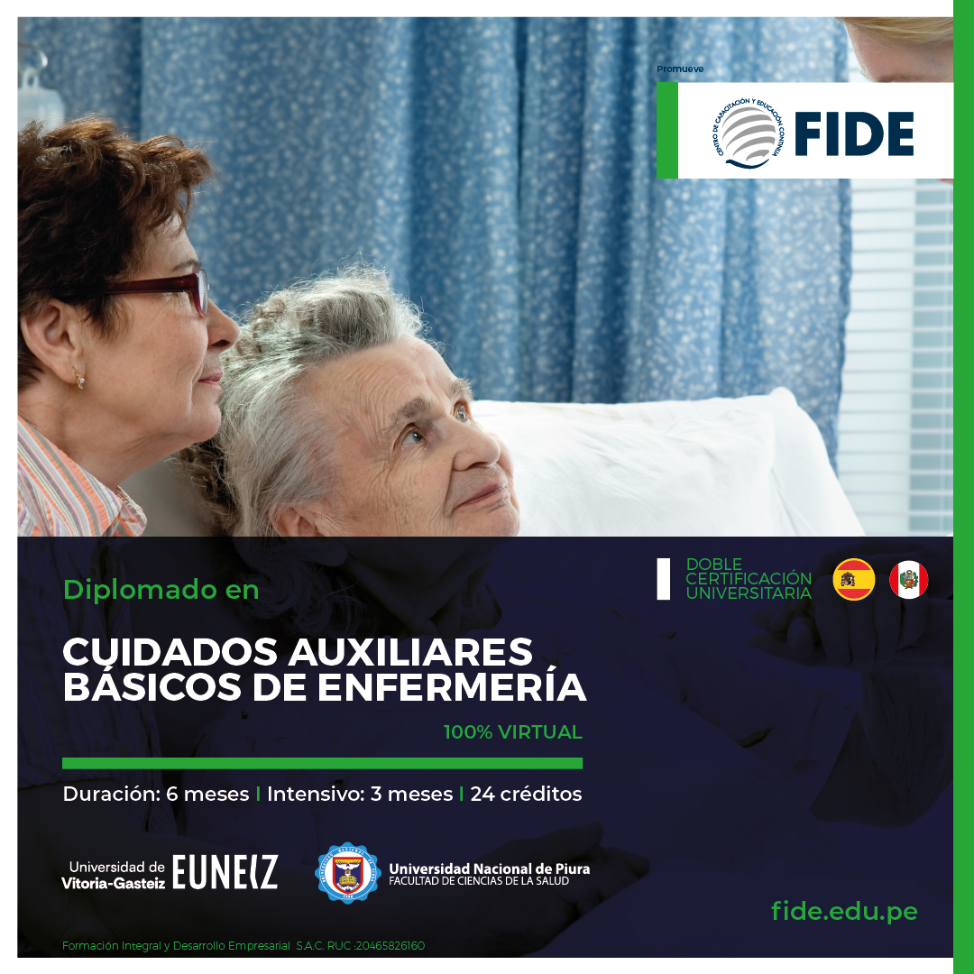 Cuidados Auxiliares Básicos de Enfermería - FIDE