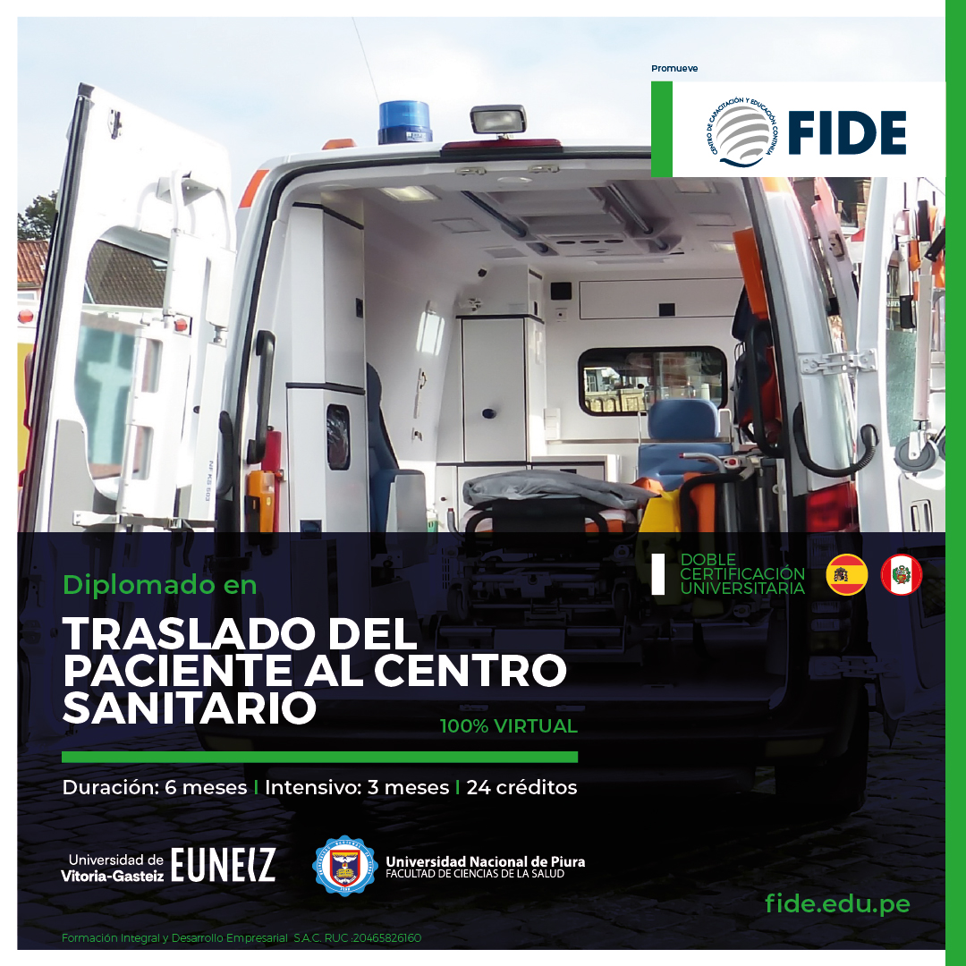 Traslado del paciente al centro sanitario - FIDE